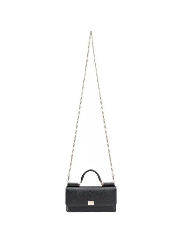 Dolce & Gabbana Logo-plaque Leather Mini Bag