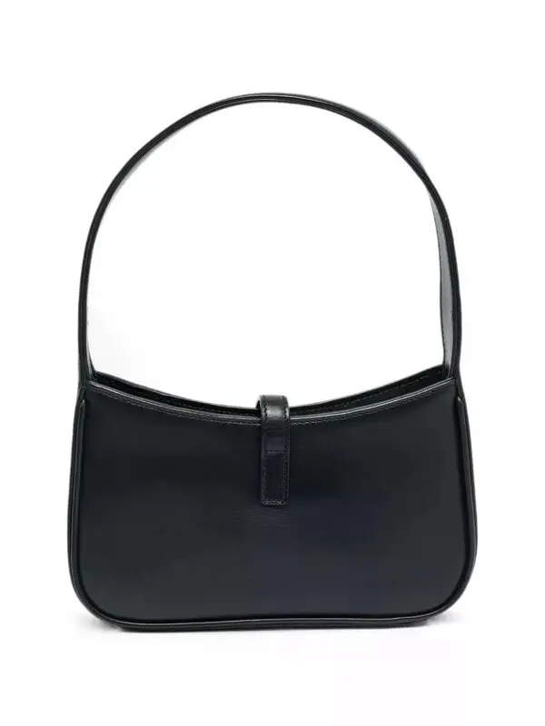 Saint Laurent Mini Le 5 À 7 Leather Shoulder Bag - Black