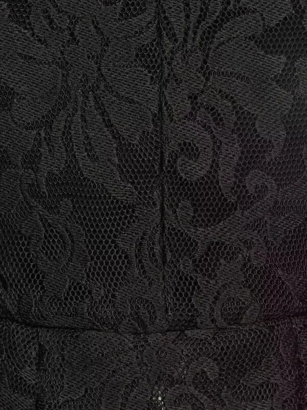 Maje Laurene Lace Peplum Top