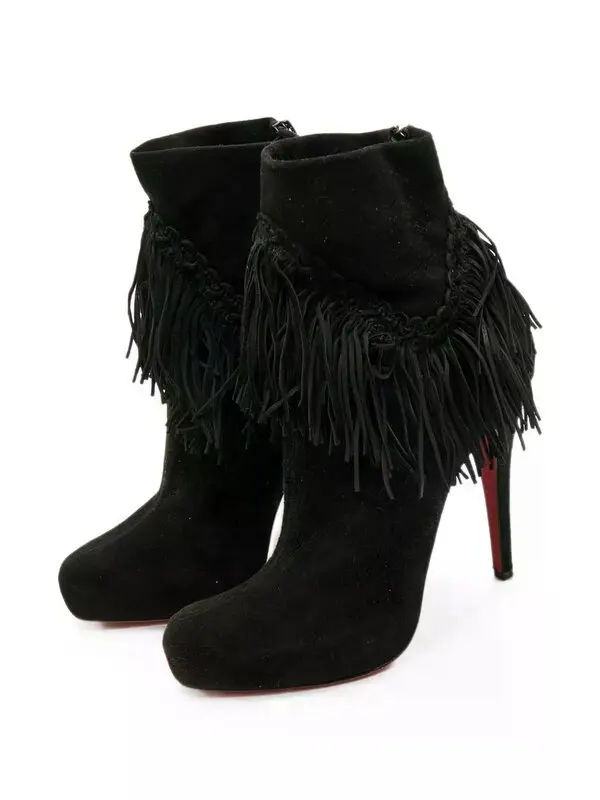 CHRISTIAN LOUBOUTIN Rom Fringe Ankle Boots