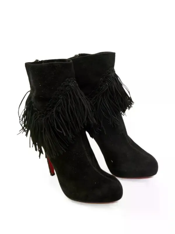 CHRISTIAN LOUBOUTIN Rom Fringe Ankle Boots
