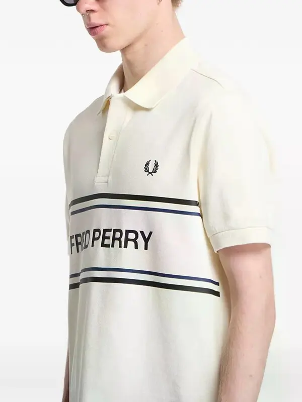 Fred Perry Logo-print Polo Shirt
