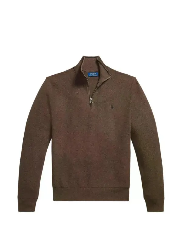 Polo Ralph Lauren Quarter-zip Textured-knit Sweater