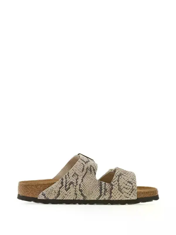 BIRKENSTOCK Arizona Snakeskin-effect Sandals
