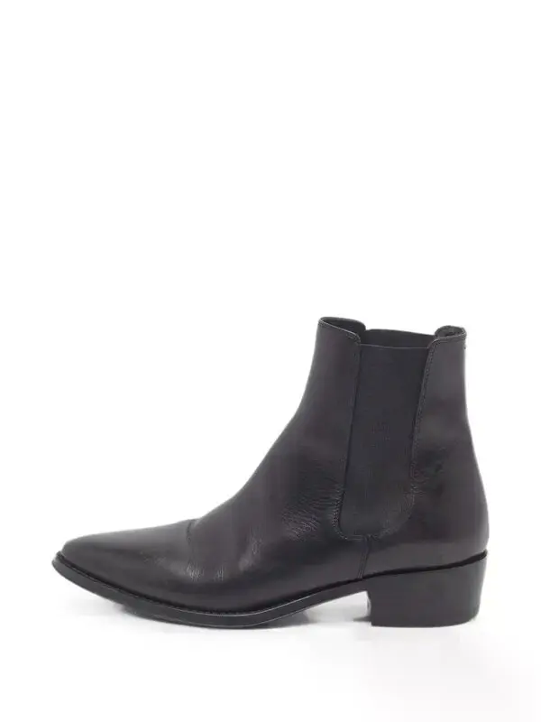 Celine Pointed-toe Chelsea Boots - Black