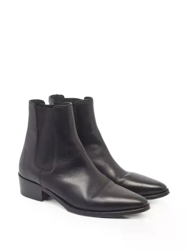 Celine Pointed-toe Chelsea Boots - Black
