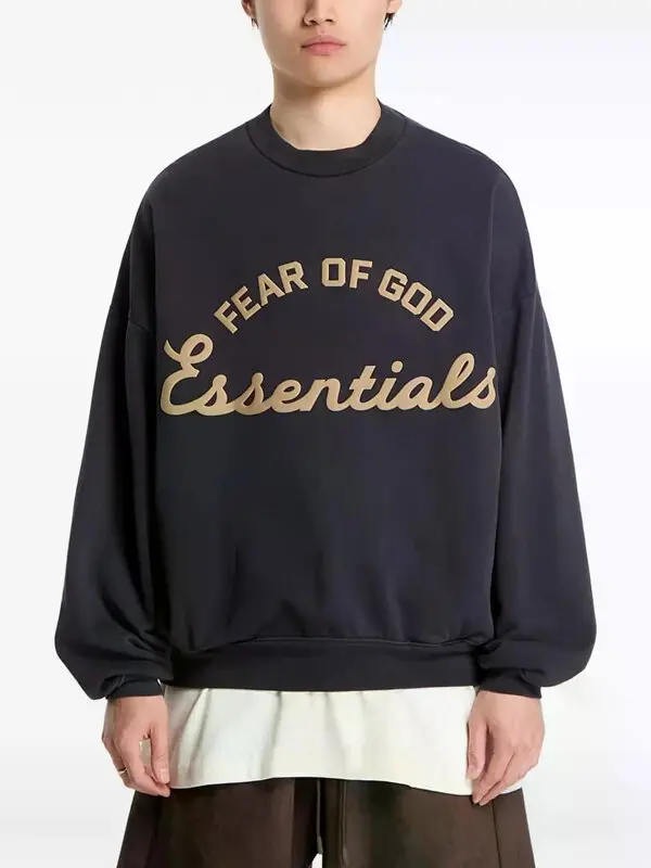 Fear Of God Logo-print Sweatshirt - Black