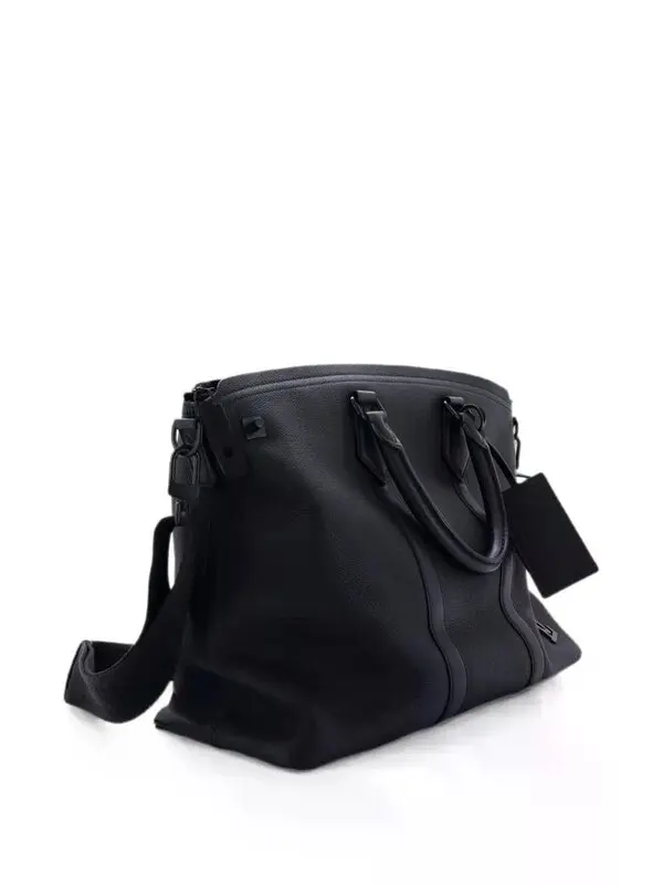 LOUIS VUITTON Aerogram Lock It Tote Leather Satchel