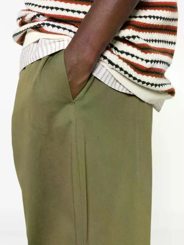 Max Mara Wide Leg Trousers - Green
