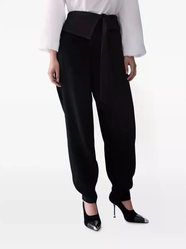 Liu Jo Envers Satin Trousers With Belt