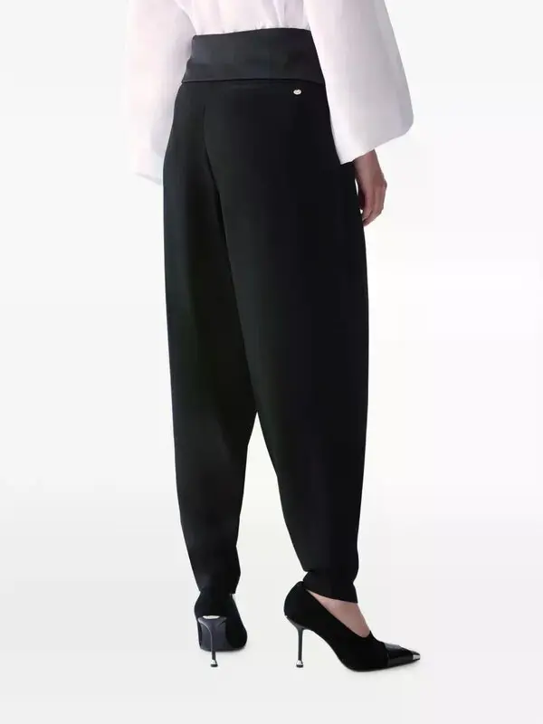 Liu Jo Envers Satin Trousers With Belt