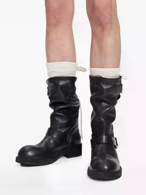 ANN DEMEULEMEESTER Ribbed Tie-fastening Socks