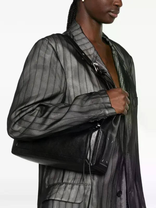 MAISON MARGIELA Leather Shoulder Bag - Black