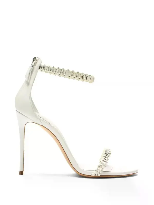 Casadei Embellished Stiletto Sandals - White