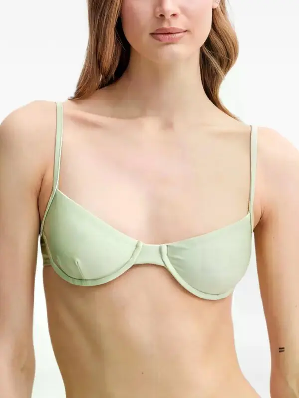 Filippa K Underwired Bikini Top - Green