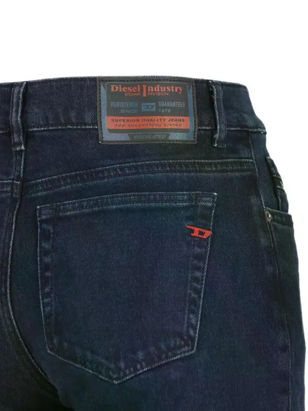 DIESEL® Logo-patch Wide-leg Jeans