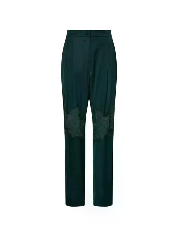 Liu Jo Satin Trousers With Lace Details