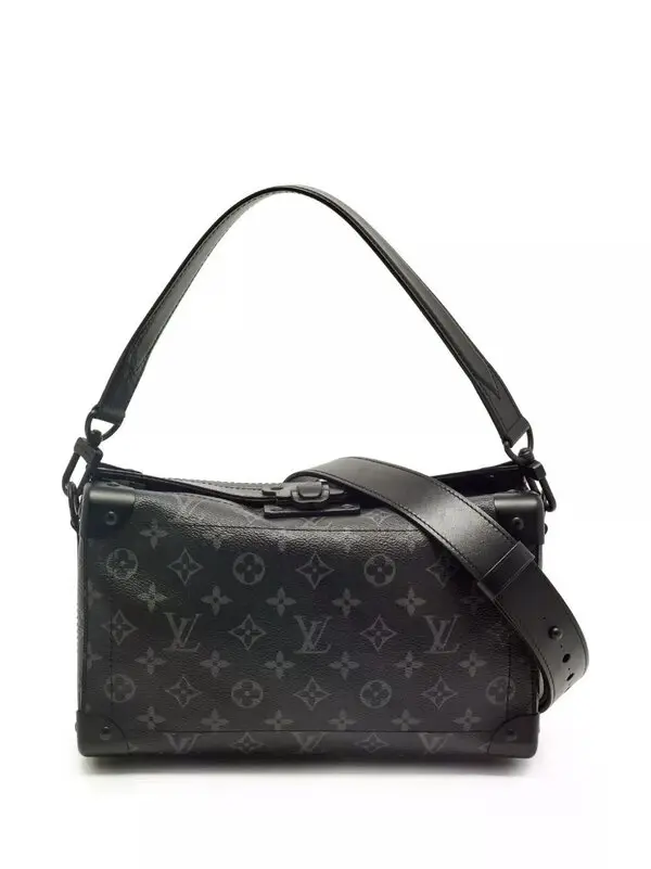 LOUIS VUITTON Monogram Eclipse Soul Trunk Shoulder Bag - Black
