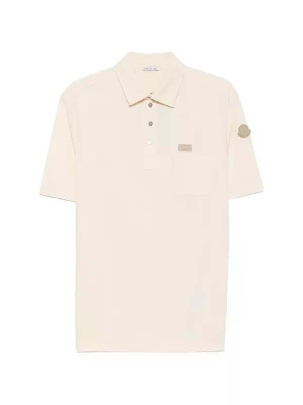 Moncler Logo-patch Chest-pocket Polo Shirt
