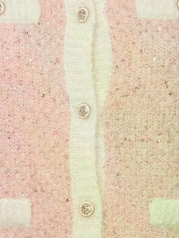 Maje Sequined Knit Cardigan