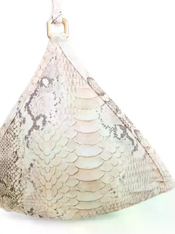 Melissa Odabash Snake-effect Halterneck Bikini Top