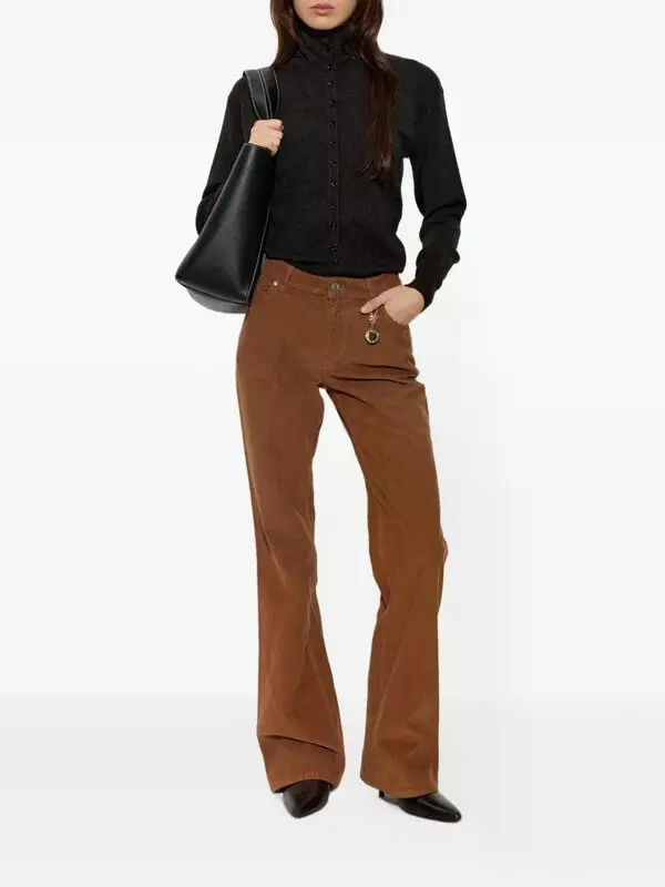 Stella McCartney Corduroy Logo Charm Trousers