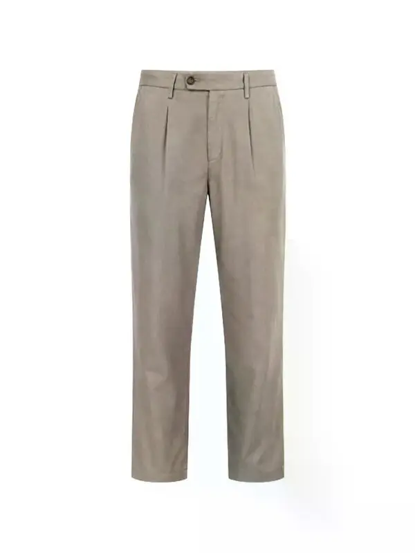 RE-HASH Slim-fit Pleated Trousers