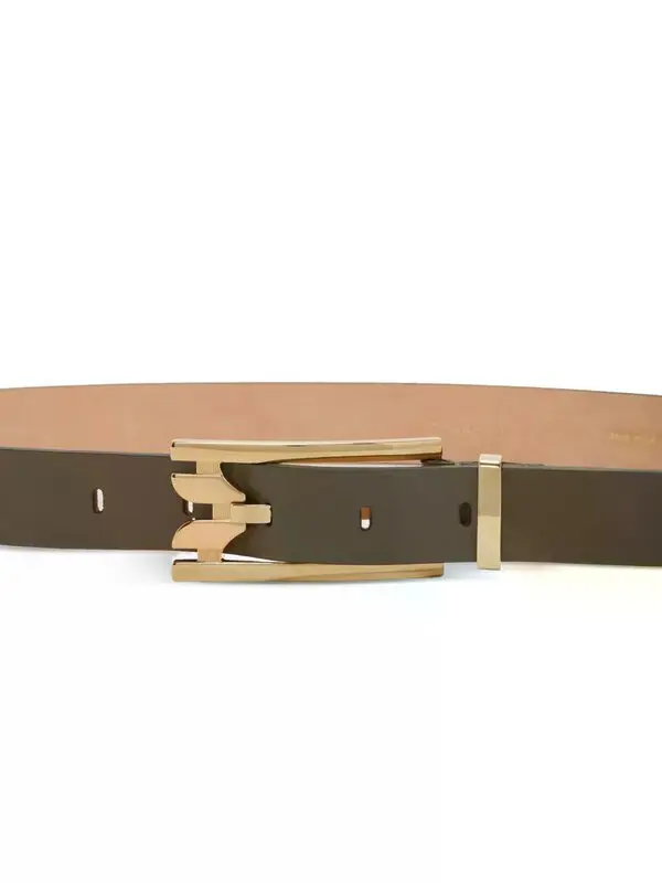 Victoria Beckham Dorian Pin-buckle Belt - Brown