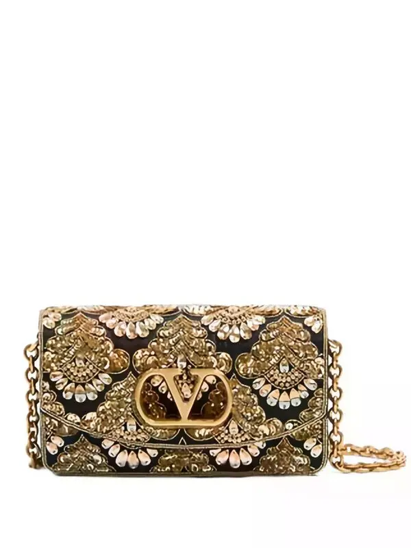 Valentino Garavani Vain Small Clutch - Gold