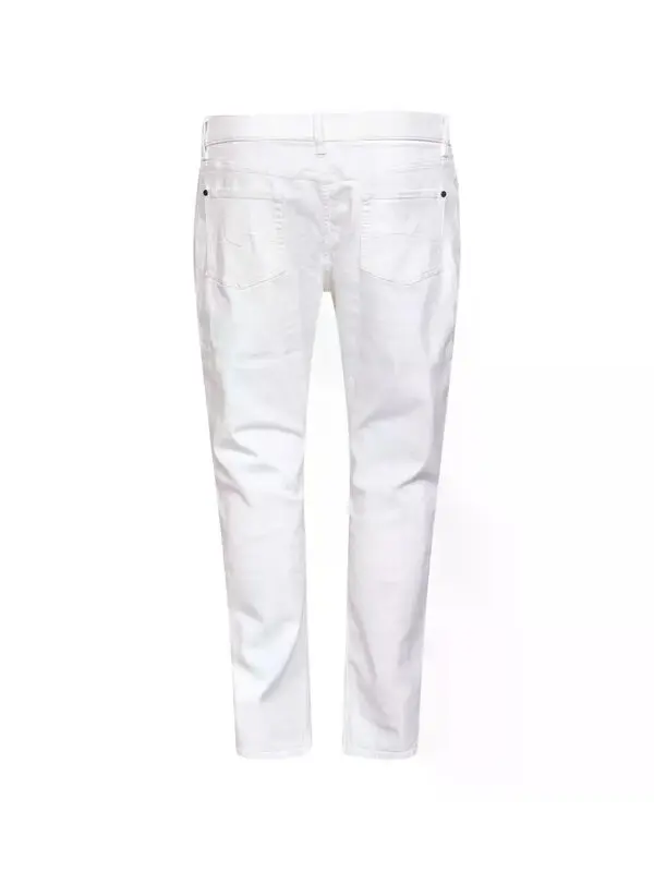 7 For All Mankind Slim-fit Five-pocket Jeans - White