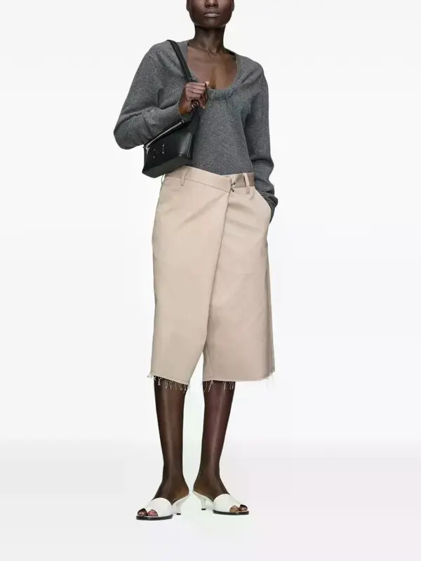 MAISON MARGIELA Wrap Shorts - Neutrals