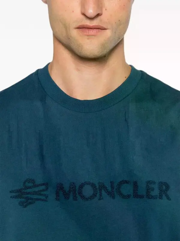 Moncler Logo-embroidered T-shirt