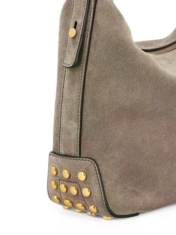 TOD'S Mini Suede Shoulder Bag