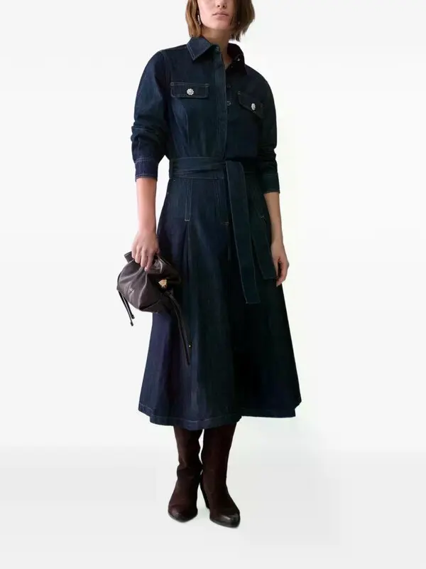 Liu Jo Long Denim Shirt Dress