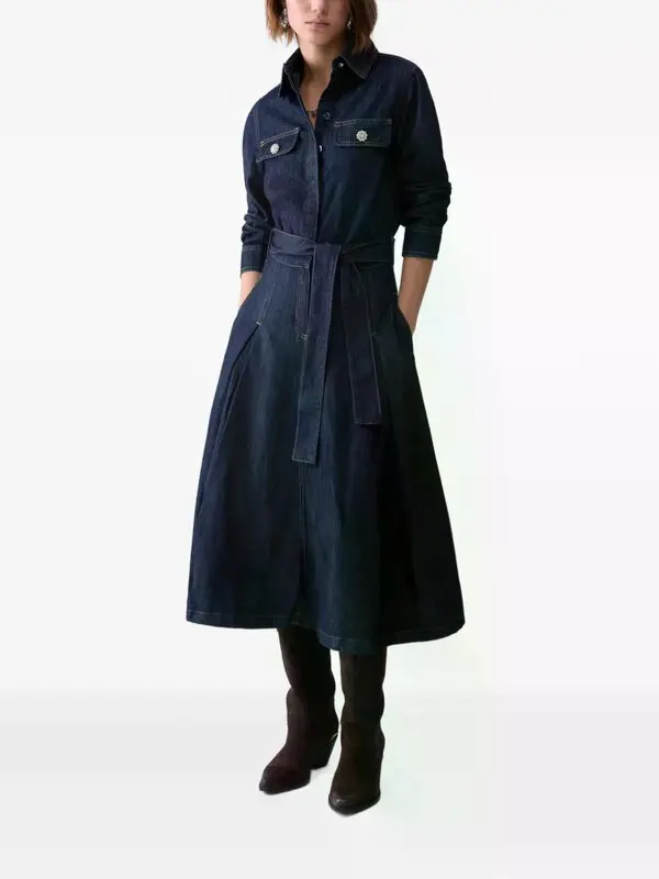 Liu Jo Long Denim Shirt Dress