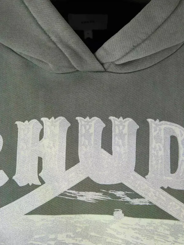 Rhude Logo-print Pouch-pocket Hoodie