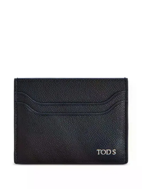 TOD'S Card Holder In Leather - Blue