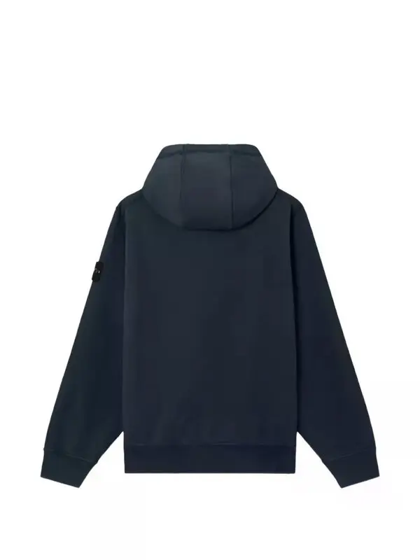 Stone Island Zip-up Cotton Hoodie