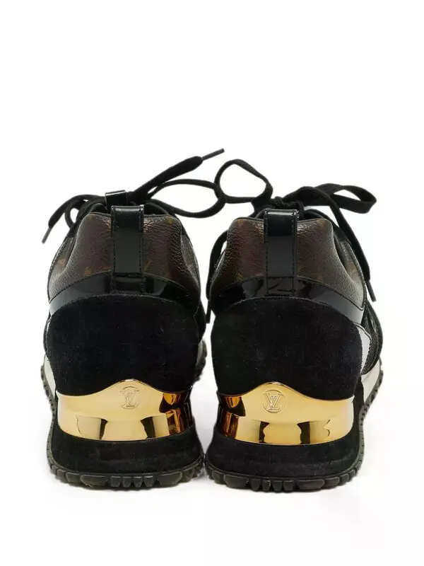 LOUIS VUITTON Run Away Monogram Sneakers - Black