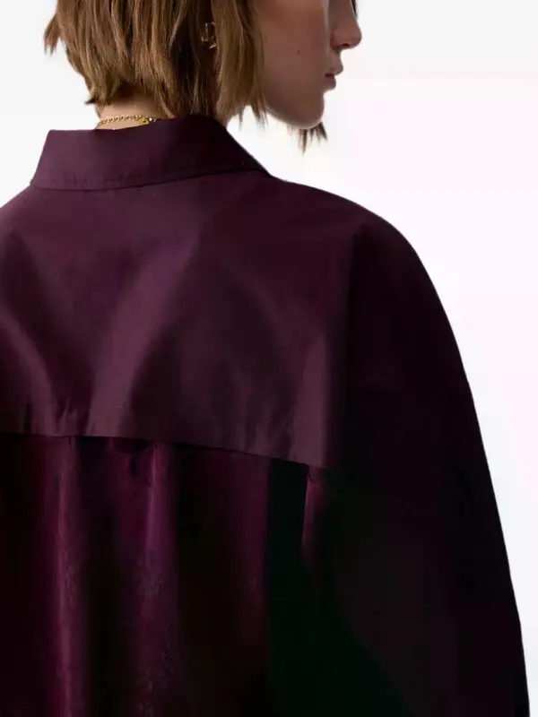 Liu Jo Shirt With Jacquard Satin Insert