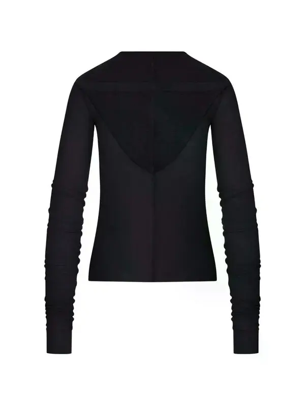Rick Owens Ribbed Knit Hoodie