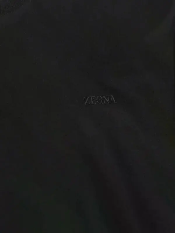 Zegna Logo-embroidered T-shirt