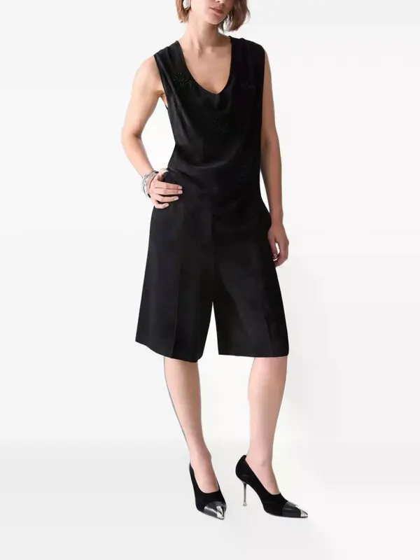 Liu Jo Sleeveless Top With Jewel Embroidery