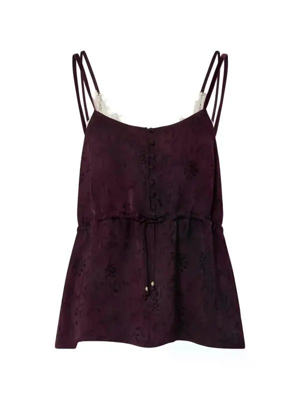 Liu Jo Jacquard Satin Lingerie Top