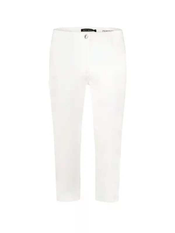 BETTY BARCLAY Cropped Trousers - White