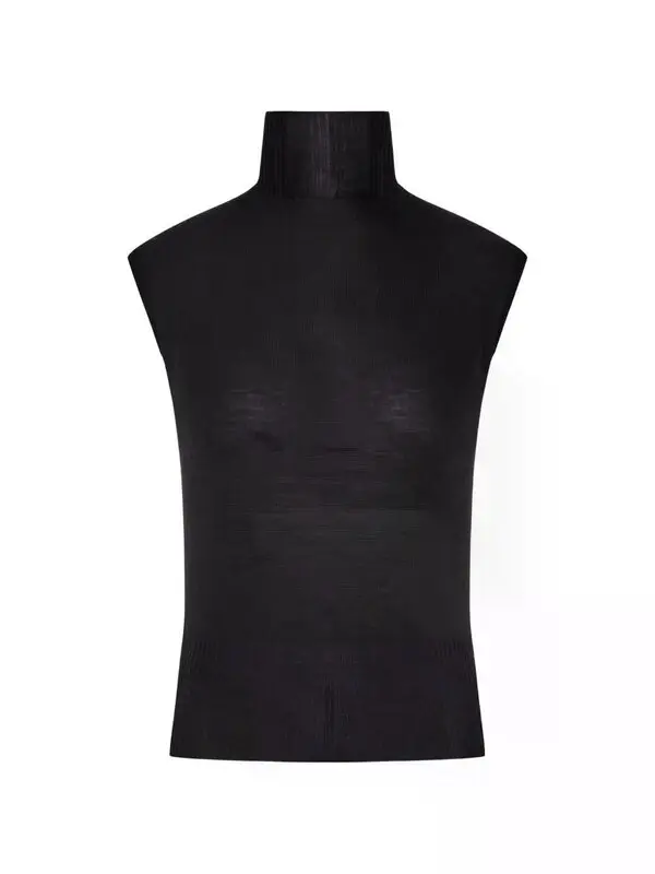 Rick Owens Ribbed Knit Sleeveless Top