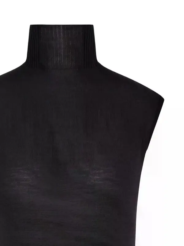 Rick Owens Ribbed Knit Sleeveless Top