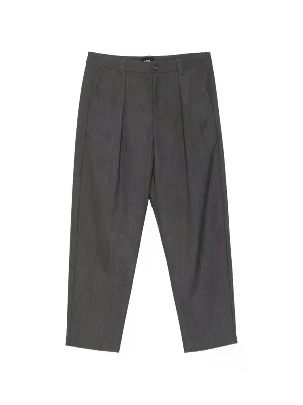 A.p.c. Pleated Straight-leg Trousers
