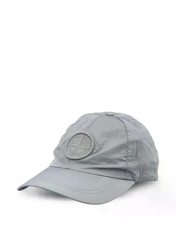 Stone Island Logo Patch Baseball Cap - Grey