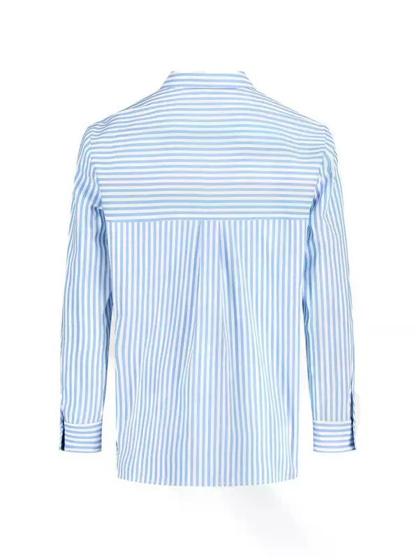 BETTY BARCLAY Crystal Embellished Striped Shirt